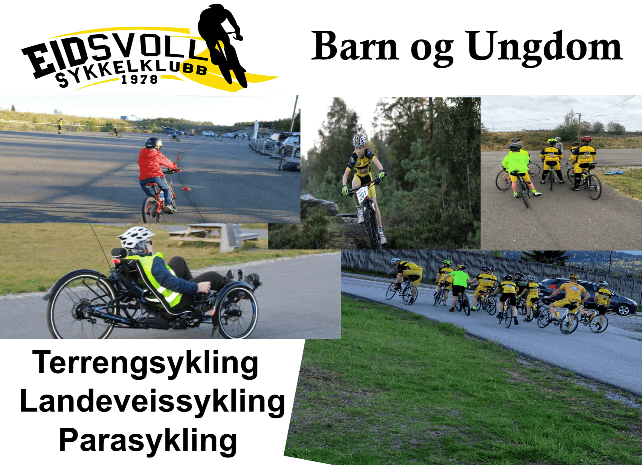 Sykkeltrening for barn og ungdom 2021! – Eidsvoll Sykkelklubb